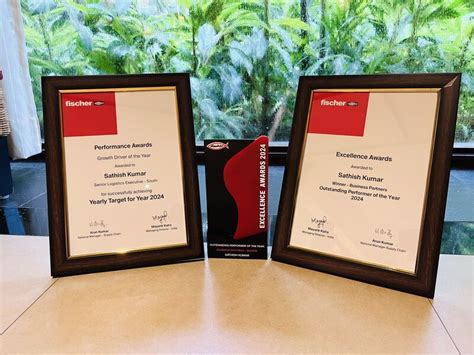 Im Very Happy To Share That I Received The 2nd Performance Awards 2024 And Outstanding