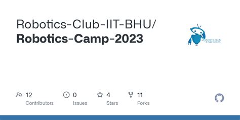 GitHub Robotics Club IIT BHU Robotics Camp 2023