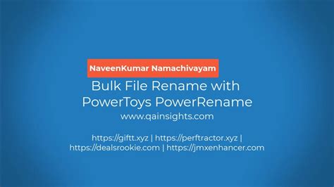 Powertoys Powerrename Advance Bulk Rename Utility Youtube