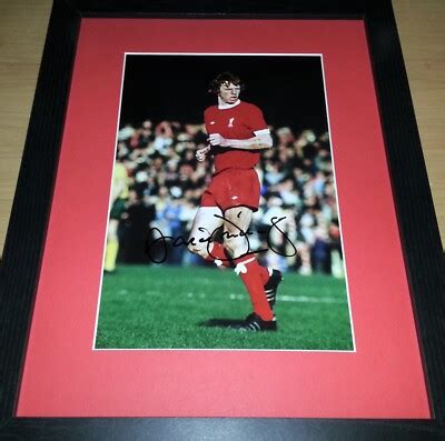 David Fairclough Liverpool Football Legend Signed Autographed Display