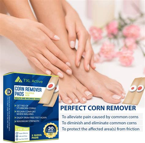 Txl Active Feet Corn Remover 30 Pack Fast And Easy Toe Corn Removal