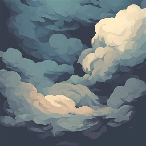 Premium Ai Image Cloud Against The Backdrop Of The Sky