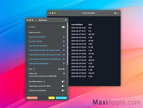 simple web server mac pc créez des serveurs en local gratuit