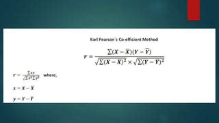 Karl Pearson’s Coefficient of Correlation.pptx | Physics | Science