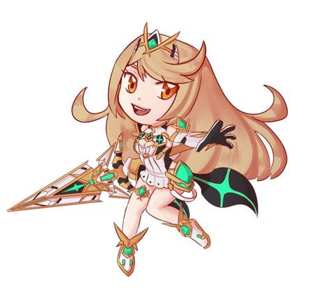 Mythra Chibi Xenoblade Amino