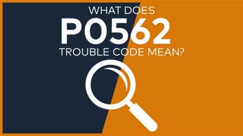P0562 Trouble Code Meaning Symptoms Causes Fixes Easy