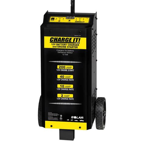 Solar 4735 Charge It Wheel Battery Charger 612 Volt 40205200 Amp