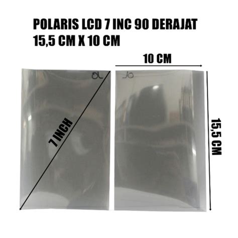 Jual POLARIS POLARIZER FILM 7 IN 90 DERAJAT OLED BUAT LAYAR LCD LAYAR GAMBAR ORI OLED Shopee