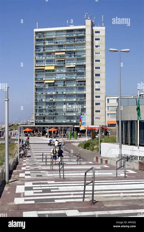 Rotonde High Rise Building With Holiday Appartments At The Beach
