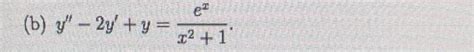 solved part 2 variation of parameters lagrange formula