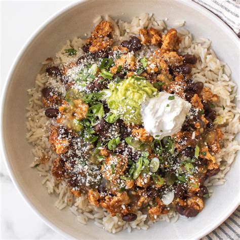 Easy Chicken Taco Bowls Girl Gone Gourmet