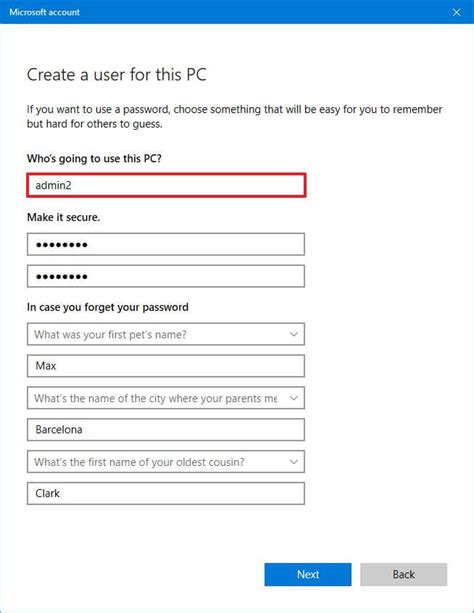 How To Create Local Account On Windows 10 Pureinfotech