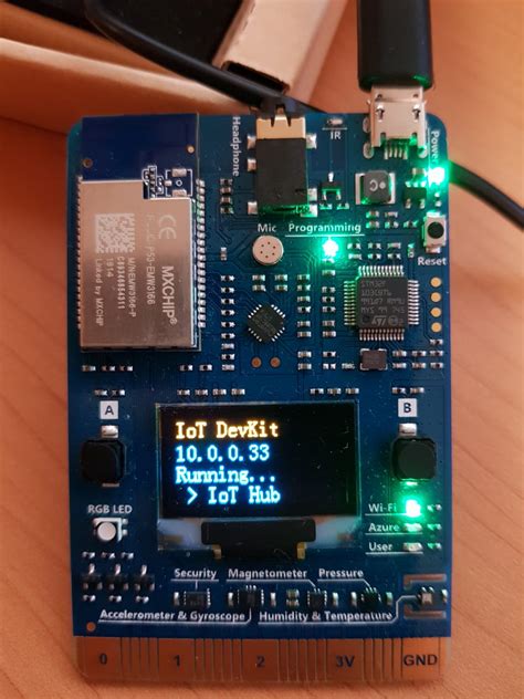 how to reset mxchip azure iot devkit to stop the programming led