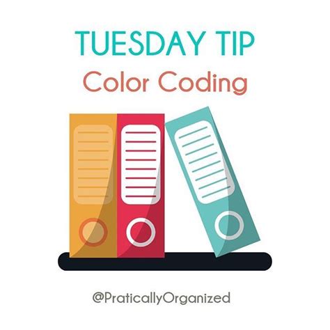 tuesday tip color coding humans are visual by nature so let s use