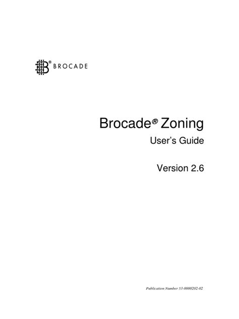 Brocade Zoning Pdf Port Computer Networking Network Switch