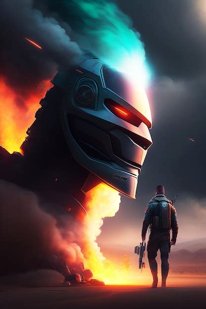 Premium Ai Image Vfx Cinematic Ai A Space Marine Generative Ai