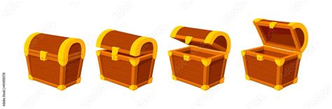 Open And Closed Treasure Chest