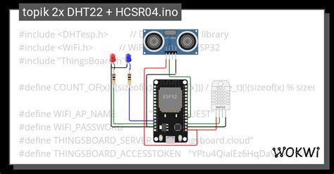 Topik 2x Dht22 O Wokwi Esp32 Stm32 Arduino Simulator
