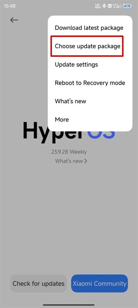 How To Install Hyperos Updates Manually