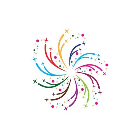 Premium Vector Firework Vector Icon Illustration Design Template Premium Vector Firework Vector Icon Illustration Design Template