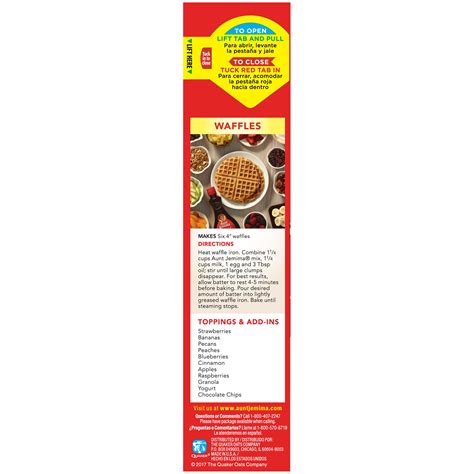 Aunt Jemima Pancake Mix Recipe Just Add Water Directions Besto Blog