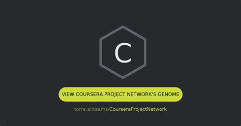 Coursera Project Network Torre