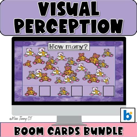 Ot Visual Perception Activities Scanning Figure Ground Boom Cards Bundle