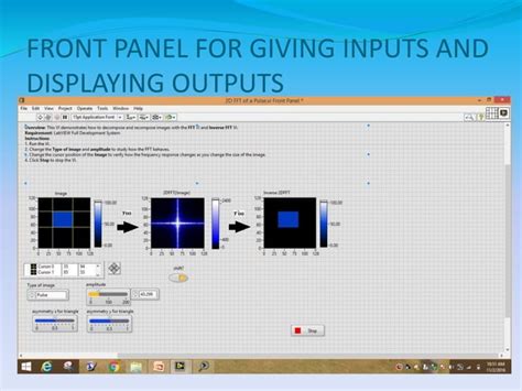 Fft Using Labview Pptx Computing Technology And Computing