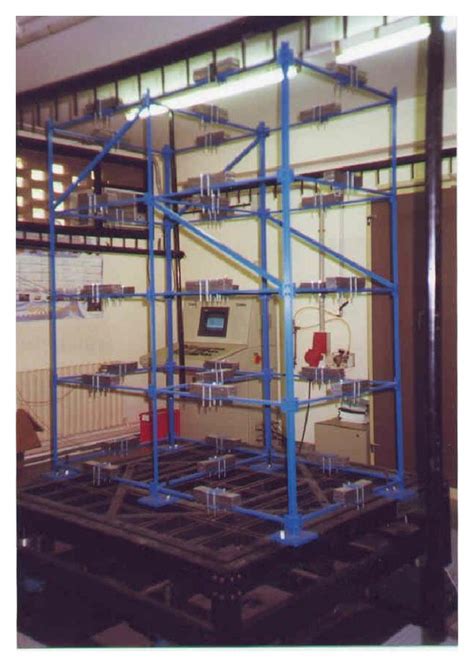 The Steel Model Of The Previous Shaking Table Tests Download Scientific Diagram