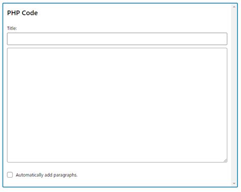 wordpressでプラグインなしでphp使用可能なウィジェットが利用可能になるサンプルコード wpカスタマイズ