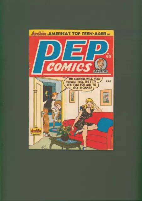 Pep Comics Archie Betty Veronica Katy Keene And The