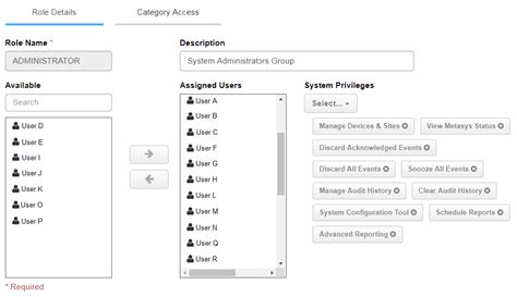 Editing A Role Metasys Lit 12011953 Server Metasys Ui 8 1