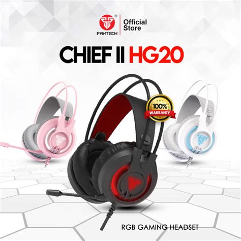 Fantech Hg20 Chief Ii Rgb Gaming Headset Headphones With Noise Cancelling Microphone Lazada Ph