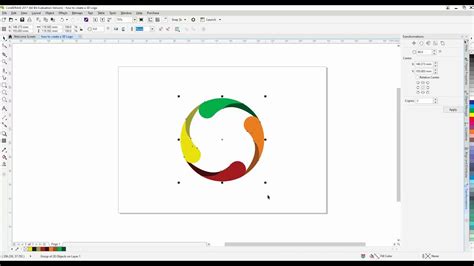 How To Create A D Logo Design CorelDraw CorelDraw Tutorial YouTube