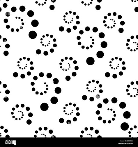 Geometric Seamless Pattern Circles Vector Art Illustration Stock Vector Image And Art Alamy