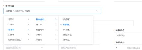 element的级联选择器，拿到全国的省市区步骤 element地区选择器 csdn博客