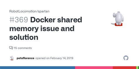 docker shared memory issue and solution · issue 369 · robotlocomotion