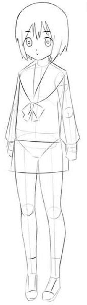 Как нарисовать аниме девушку карандашом поэтапно Топ Срисовки