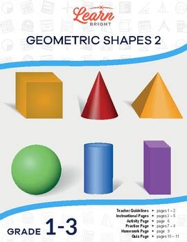 Geometry Shapes 2 Lesson Plan By Learn Bright Education TPT
