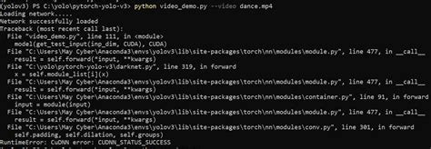 Runtimeerror Cudnn Error Cudnnstatussuccess · Issue 13