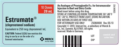 Estrumate® Cloprostenol Injection
