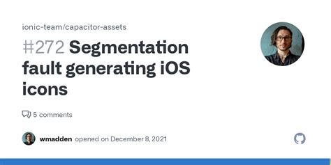 Segmentation Fault Generating IOS Icons Issue Ionic Team Capacitor Assets GitHub