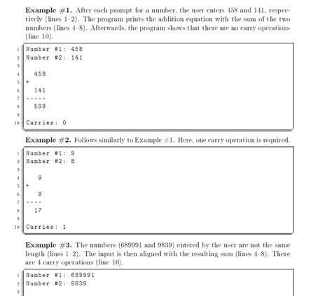 Solved Write A Code That Will Add The Numbers And Count The