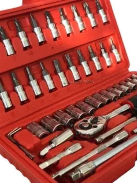 комплект за ремонт Инструменти Шумен Комплект за ремонт на автомобил от 46 части Isc C