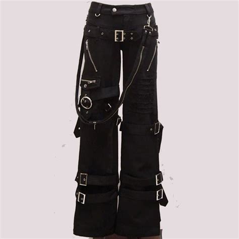 Prime Quality Handmade Men Punk Rave Devil May Care Pants Gothic Pants Black Devil Pants Devil