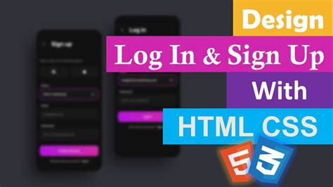 How To Make Login And Signup Page In Html Css And Link Pages Tech2 Etc