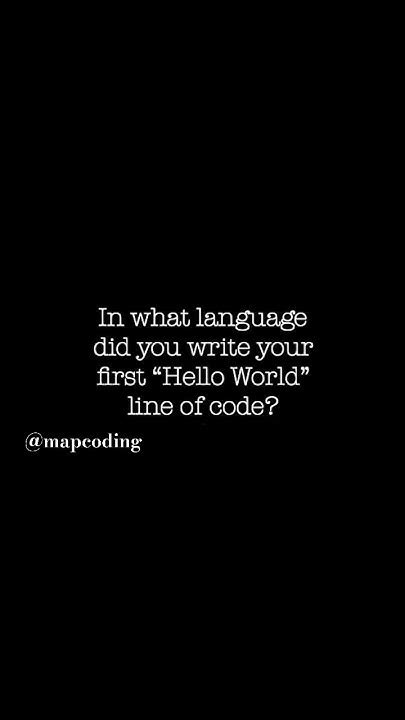 Write Your First Hello World Program Shorts Coding Programming