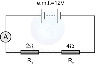 Finding Current In A Series Circuit SPM Physics Form 4 Form 5 Revision Notes