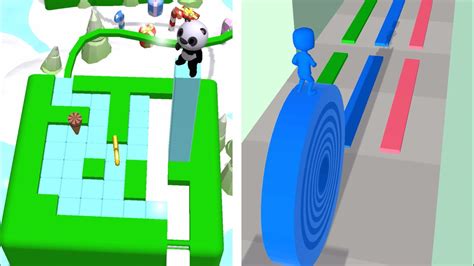 stacky dash vs layers roll all levels gameplay android ios youtube