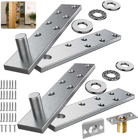 Door Pivot Hinges Heavy Duty Invisible Hinge System With Ball Catch